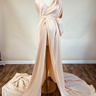 J&L Designs Maternity Malin Satin Wraps | Maternity Wraps for Photoshoot